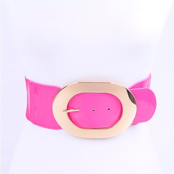 Accessories | Barbie Pink Corset Elastic Statement Belt | Poshmark